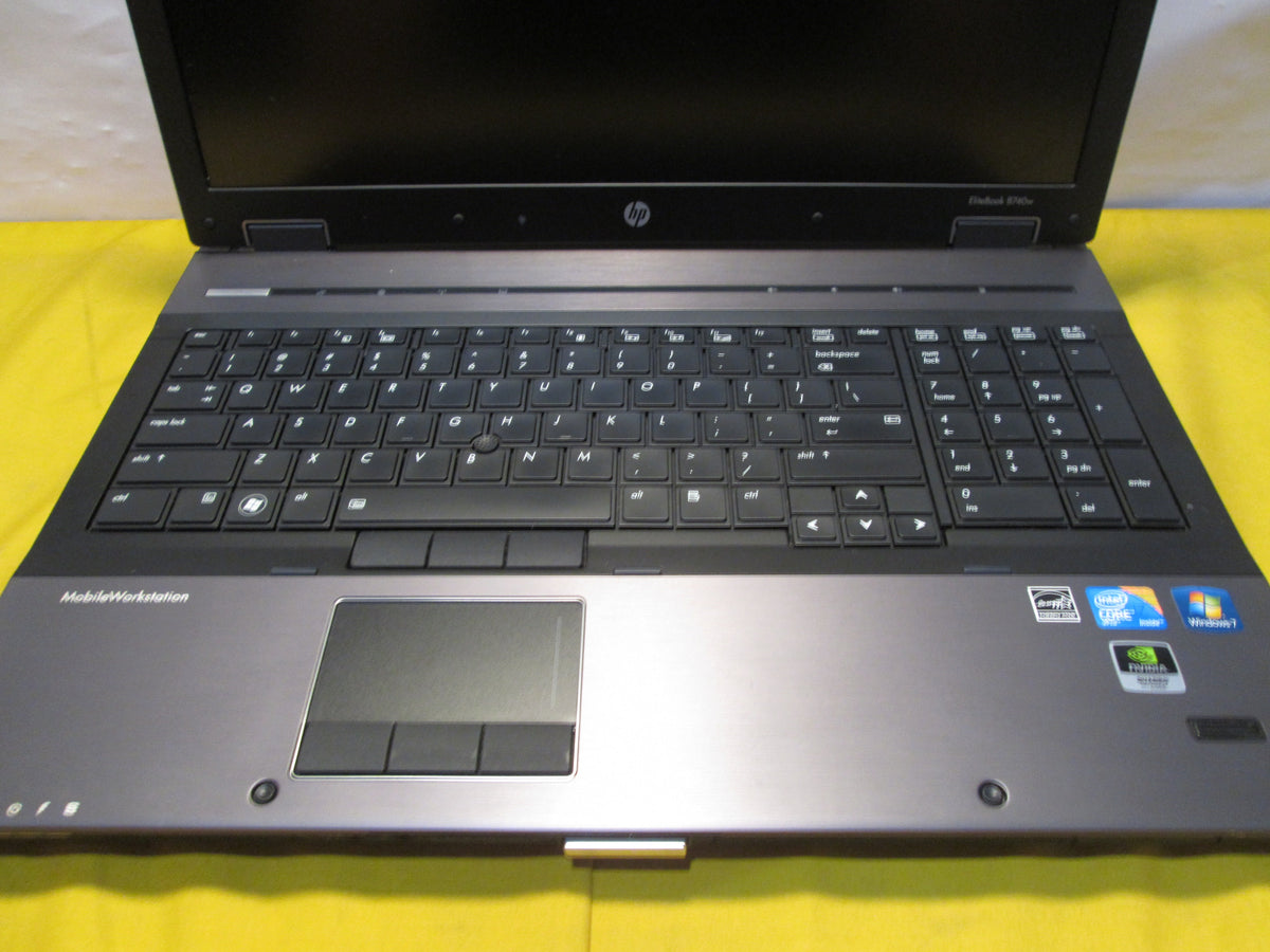 HP EliteBook 8740w Intel Core i7 2.80GHz 4GB Ram Laptop {NVIDIA Graphi ...