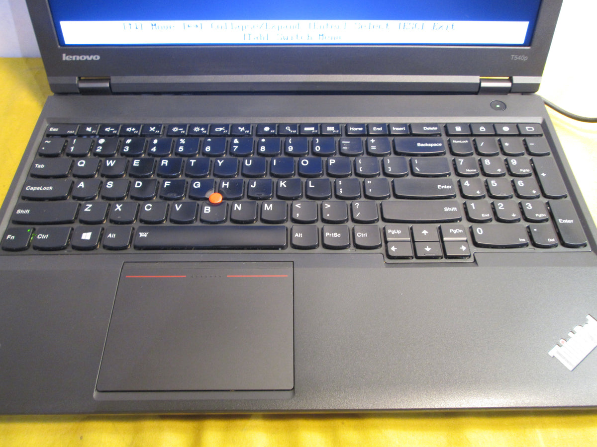 LENOVO T540p 20BECTO1WW Intel i7 2.40GHz 16GB Ram Laptop {Integrated G ...